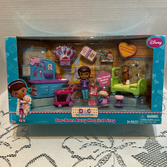 Disney | Toys | Disney Doc Mcstuffins Booboos Away Hospital Stay Play ...